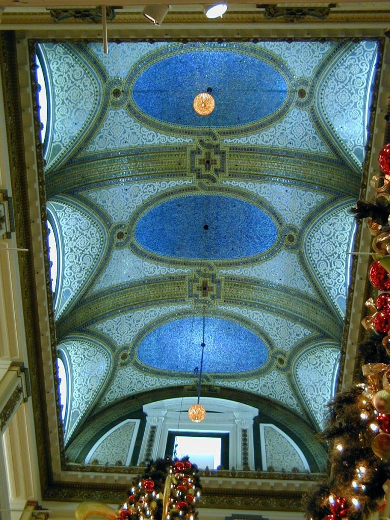 Tiffany dome at Marshall Field's in Chicago