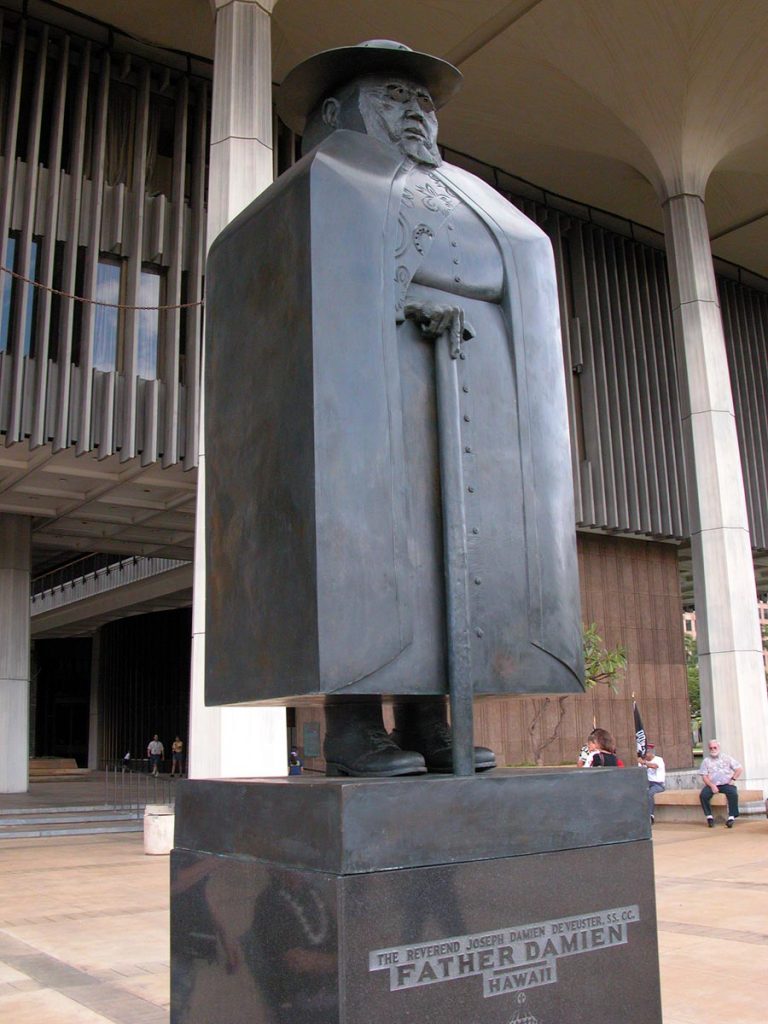 Father Damien Statue, Hawaii State Capitol